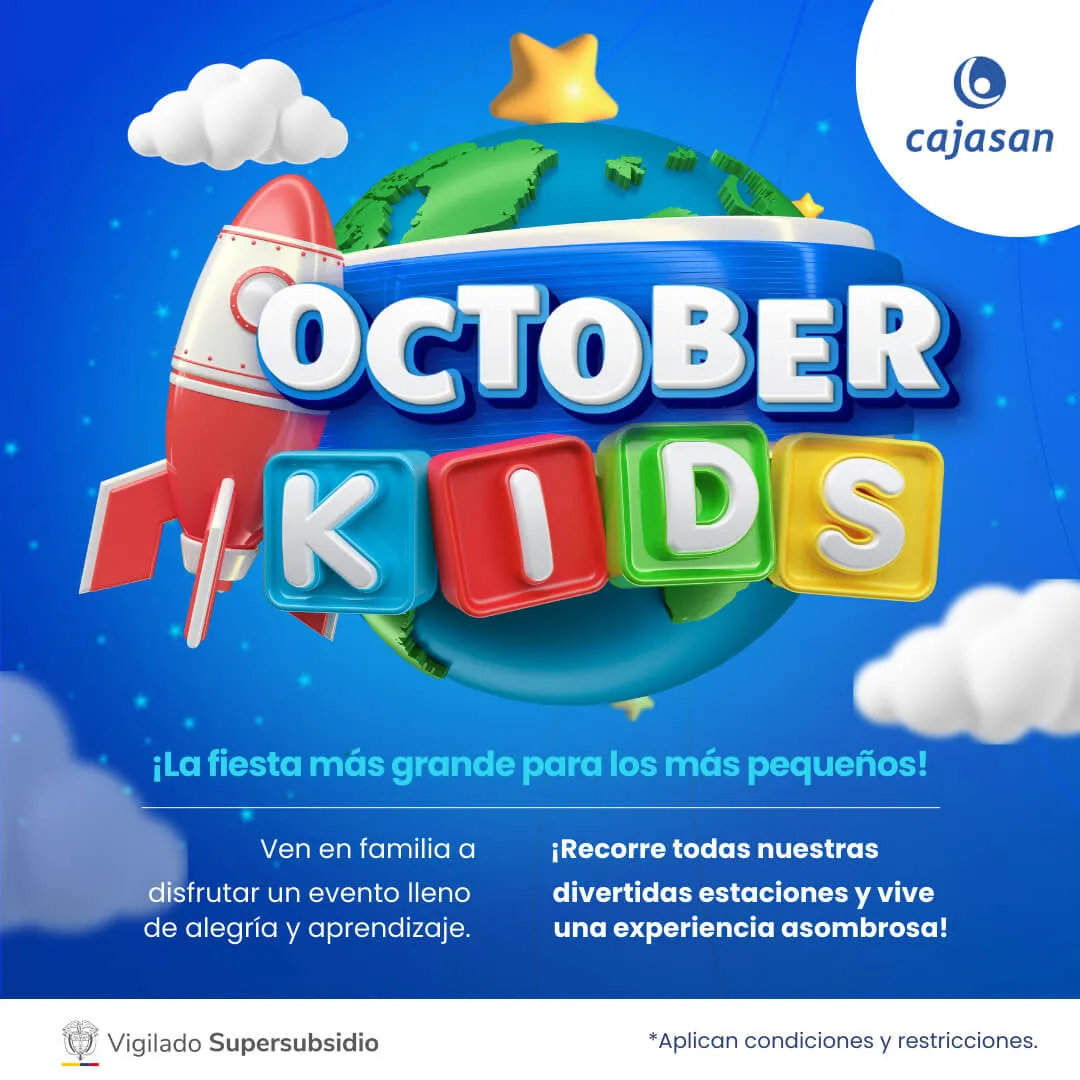 Eventos en Bucaramanga con niños - OctoberKids 2024 - Cajasan Personas