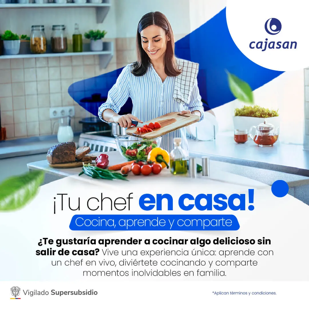 Tu chef en casa - Cajasan Personas