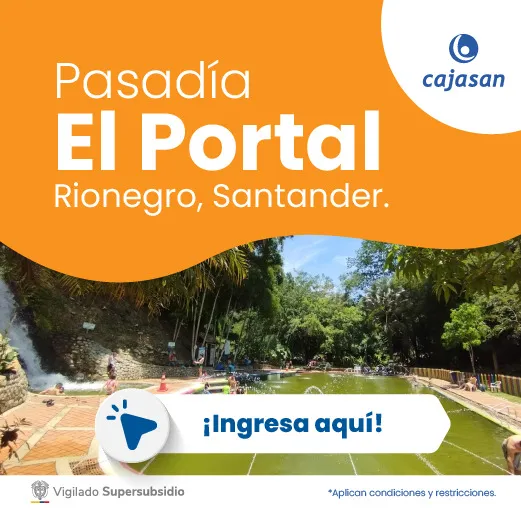 Pasadías en Santander 2024 - Cajasan Personas